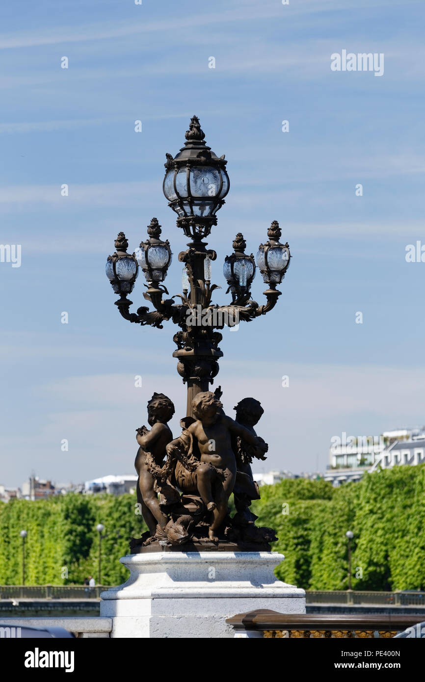 Close up of different sculptures,statues on pillars at The Alexander ...