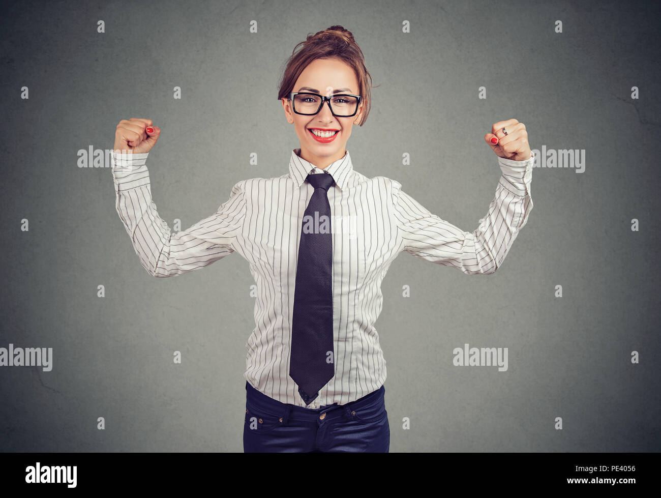 Powerful woman business woman hi-res stock photography and images - Alamy