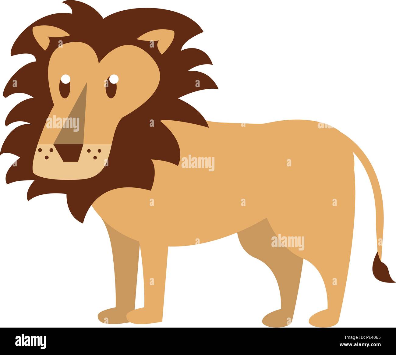 Lion wild animal Stock Vector Image & Art - Alamy
