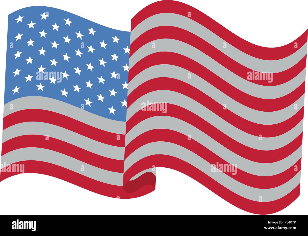 United States flag Stock Vector Image & Art - Alamy