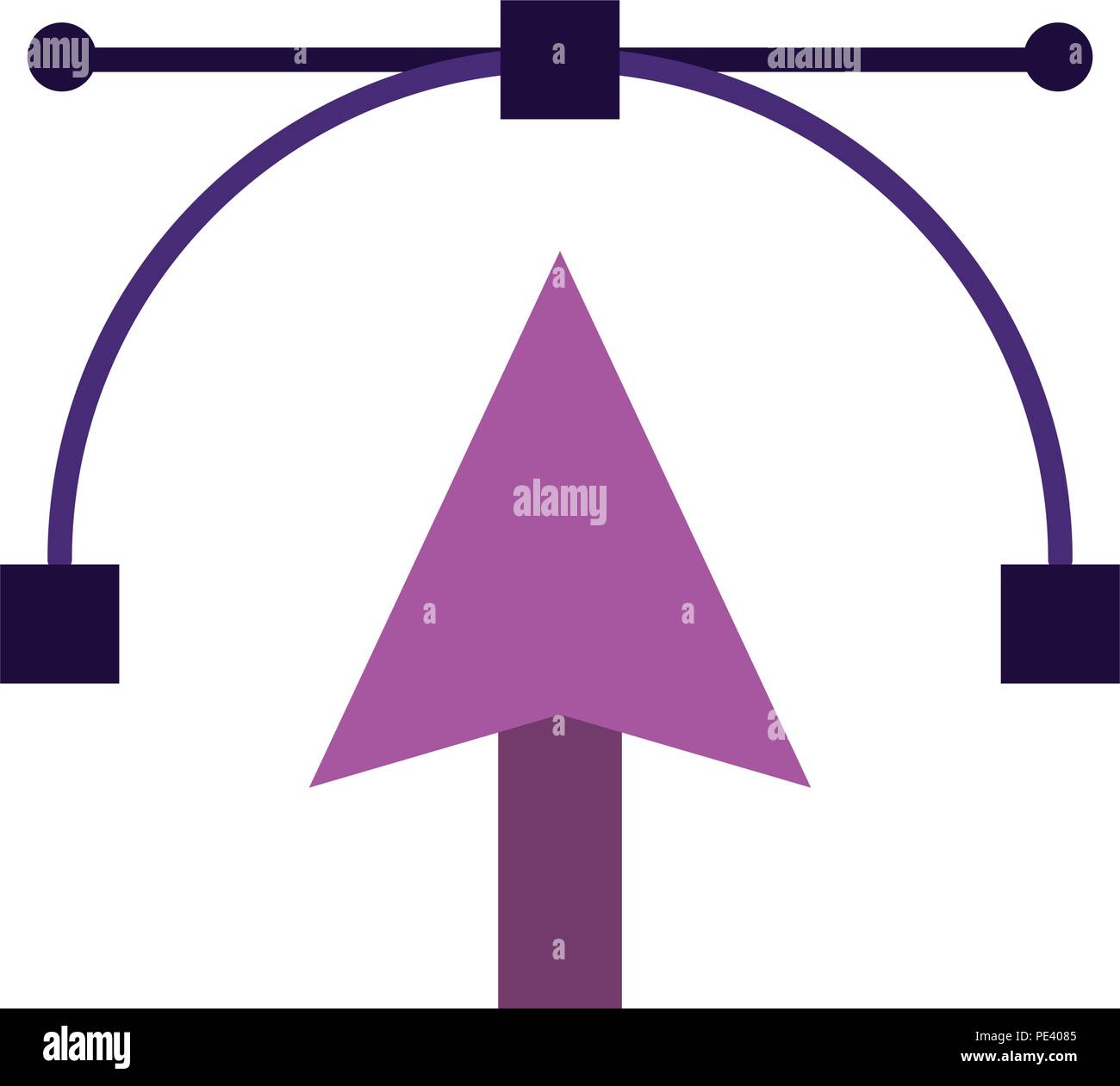 Graphic design pointer Stock Vector Image & Art - Alamy