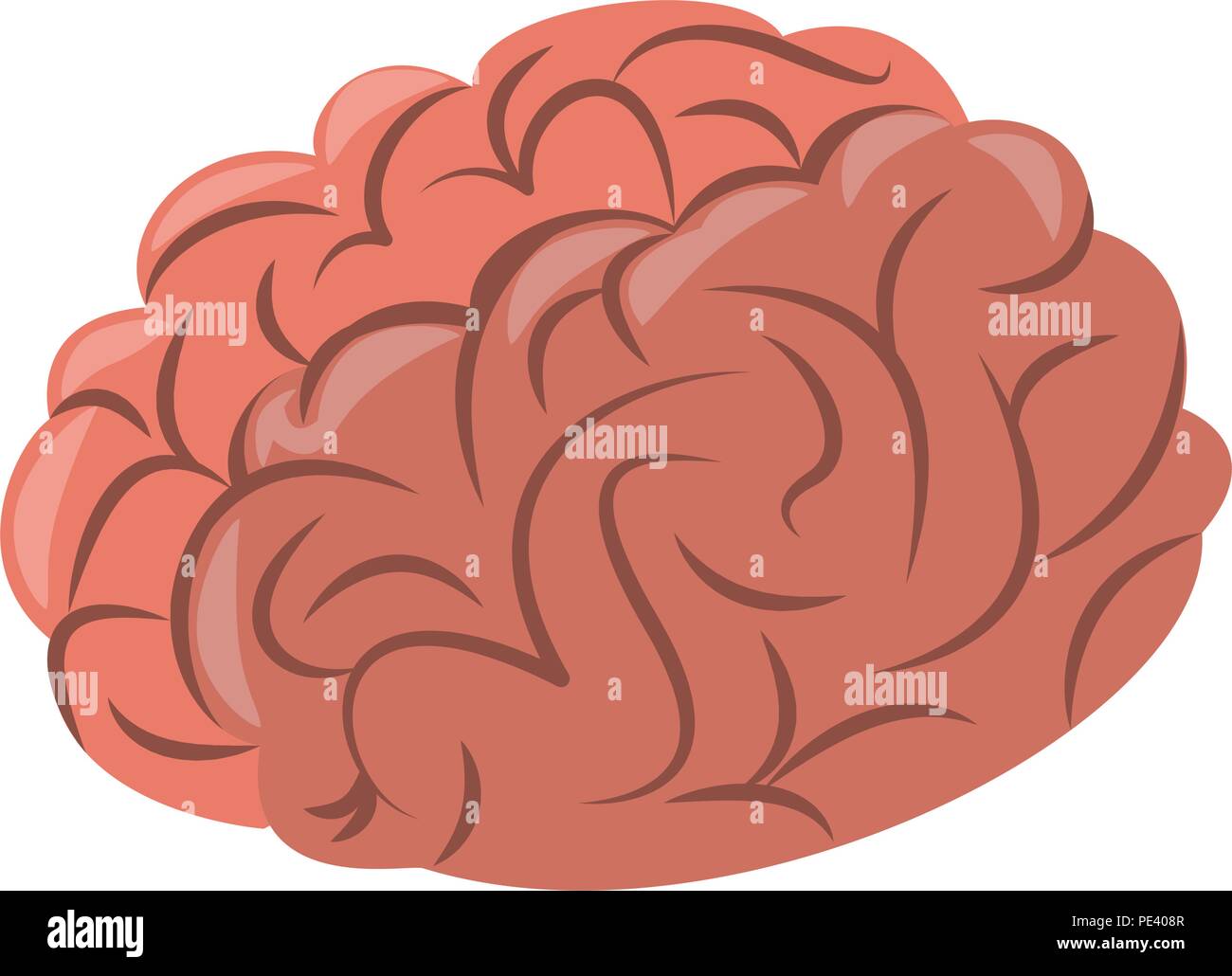 Human brain cartoon Stock Vector Image & Art - Alamy