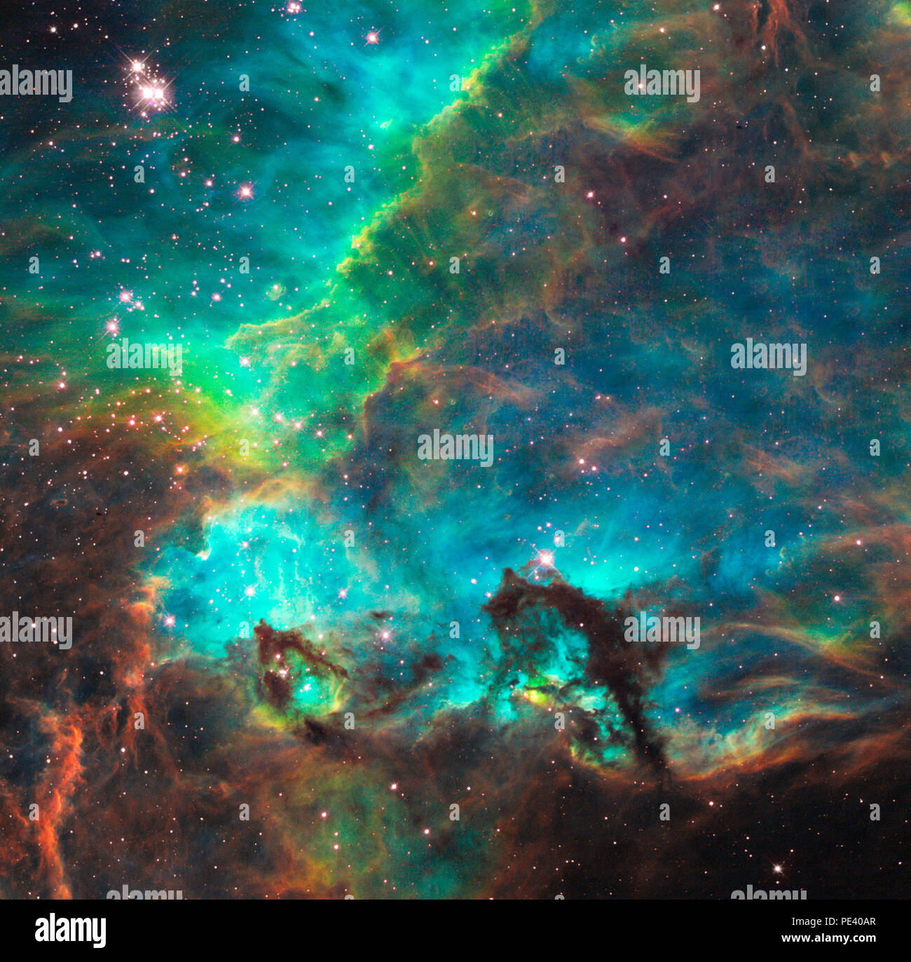 Vivid universe. Some elements provided courtesy of NASA Stock Photo - Alamy