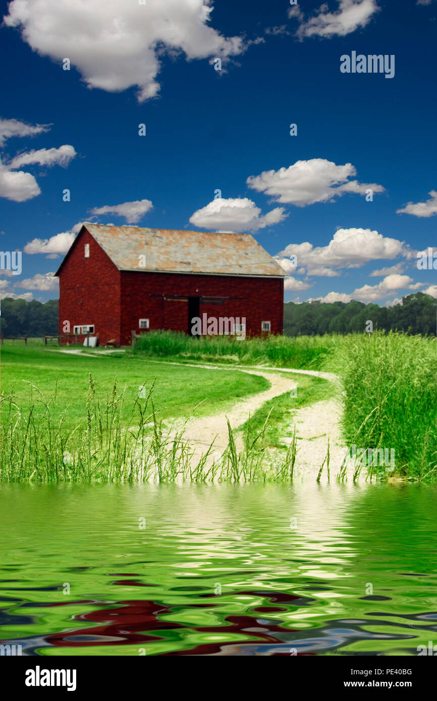 Vermont field and lake hi-res stock photography and images - Alamy