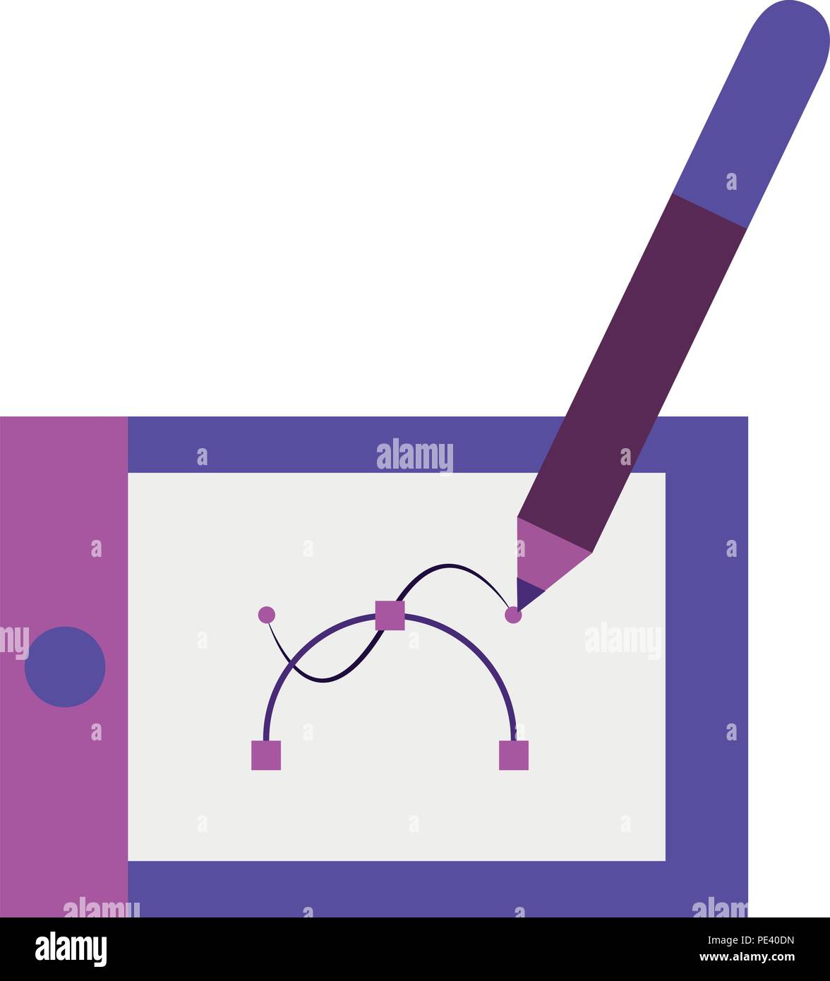 Drawing tablet technology Stock Vector Image & Art - Alamy