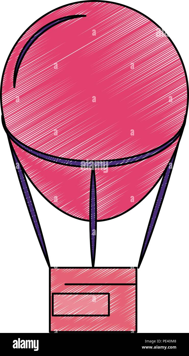 Hot air balloon scribble Stock Vector Image & Art - Alamy