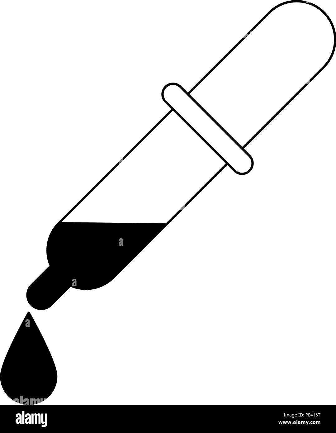 Color dropper symbol in Black and White Stock Photos & Images - Alamy