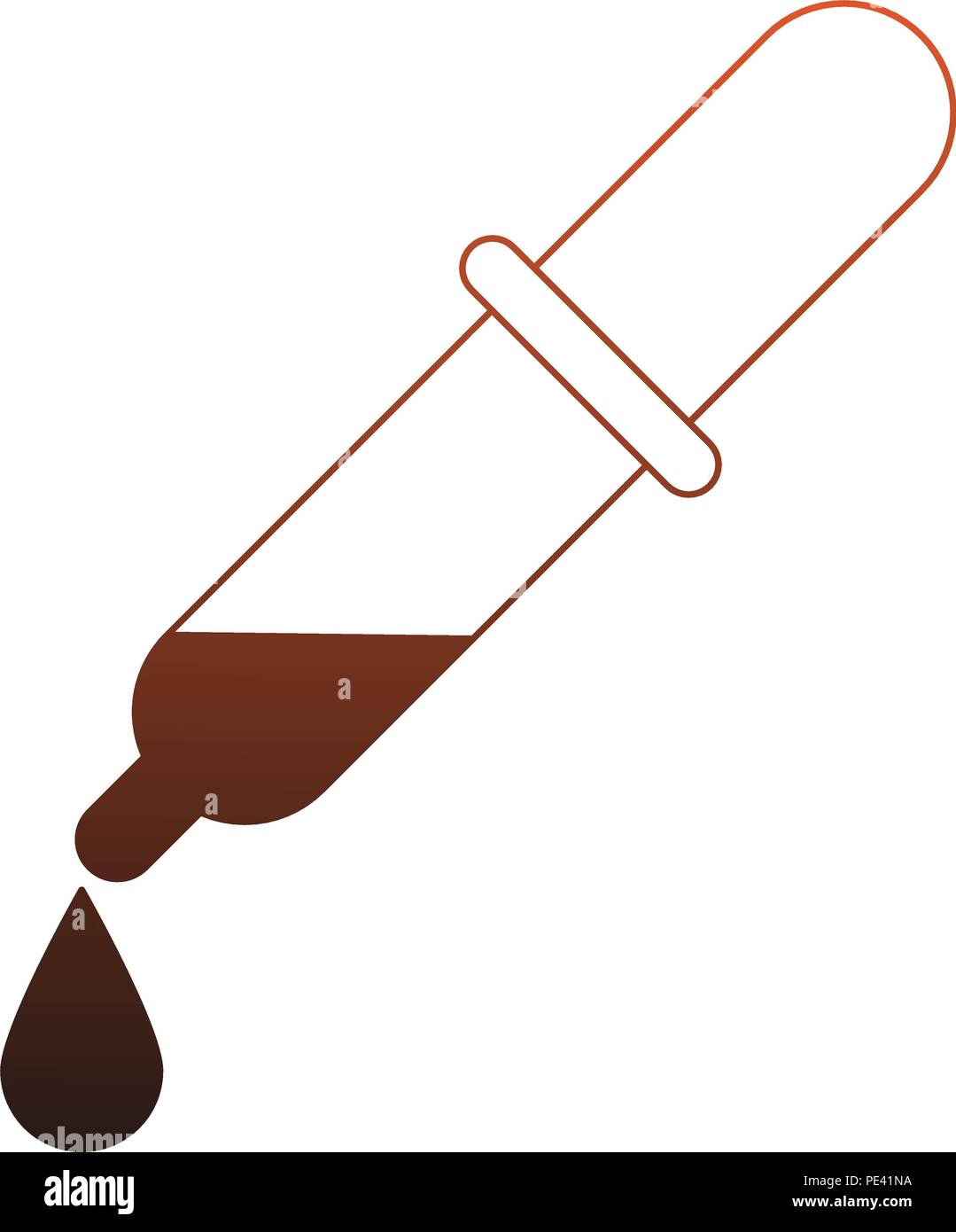 Color dropper symbol red lines Stock Vector Image & Art - Alamy