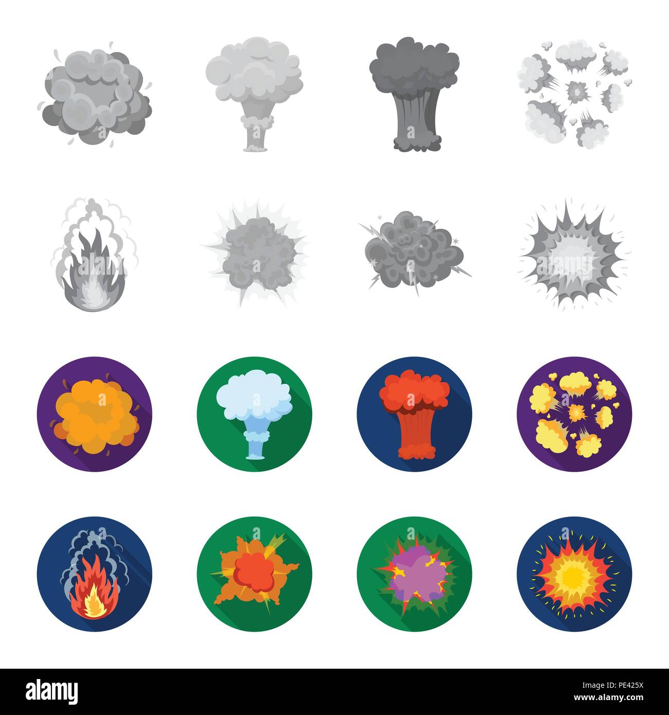 Mine gas explosion Cut Out Stock Images & Pictures - Alamy