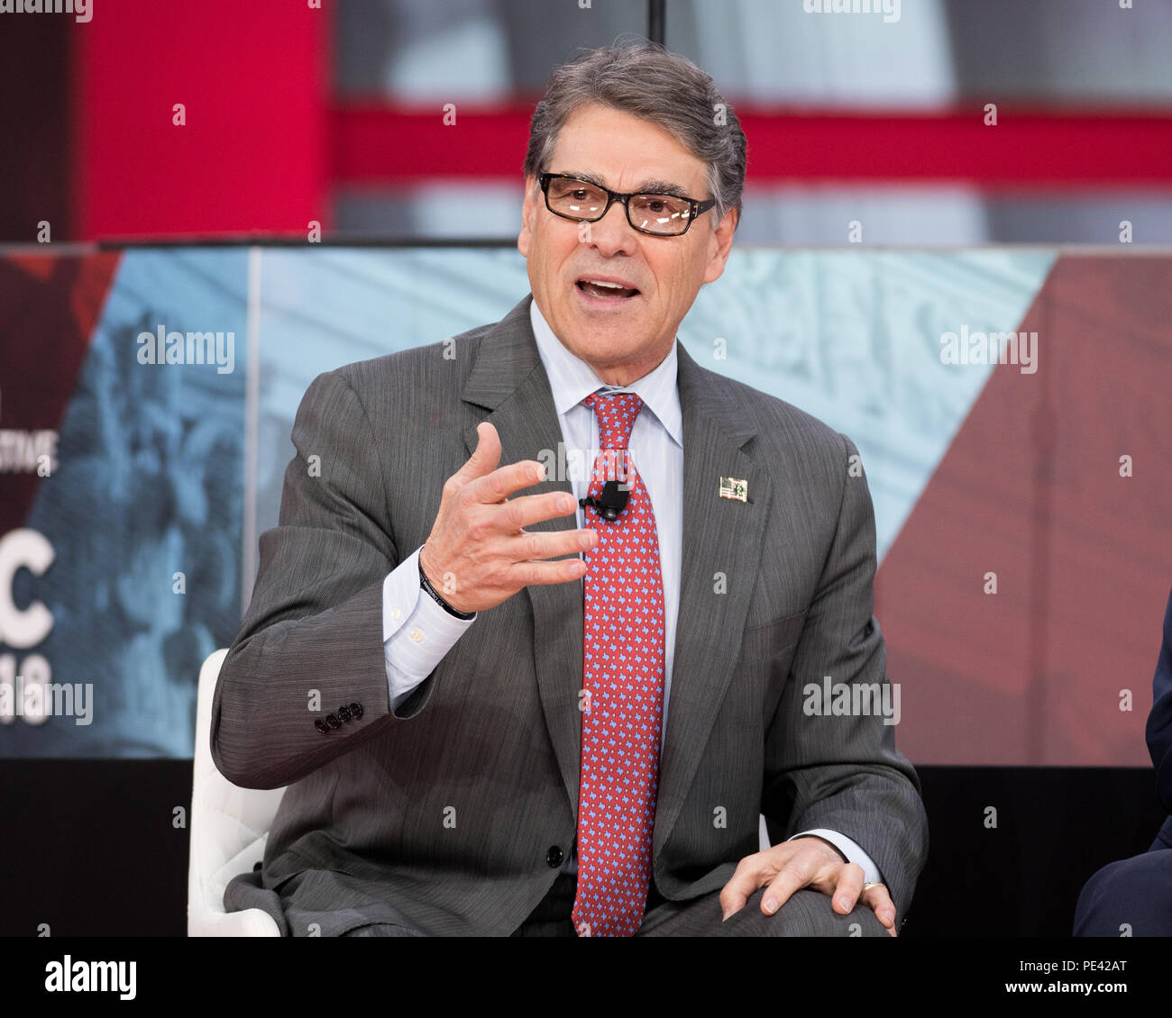 Rick Perry, United States Secretary of Energy, at the Conservative ...