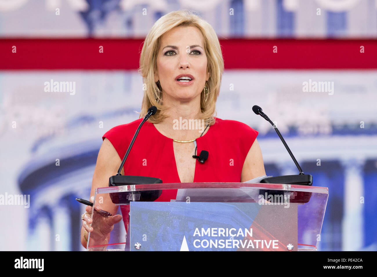 Laura Ingraham, American radio host, at the Conservative Political ...