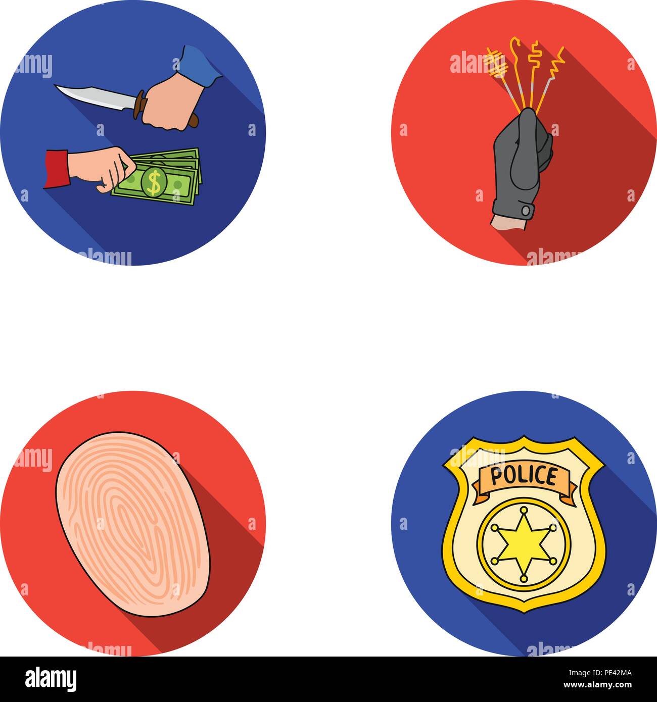 assault,badge,collection,crime,finger,flat,hand,icon,illustration ...