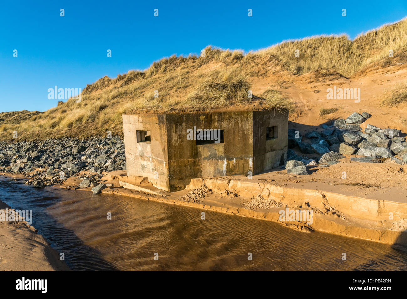 Concrete Bunker On Beach High Resolution Stock Photography and Images ...