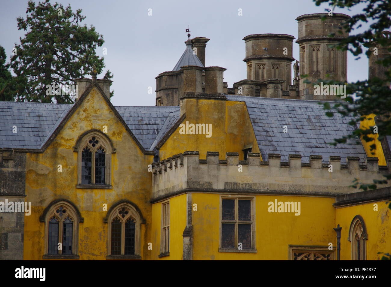 Ashton Court Mansion, Bristol Balloon Fiesta, August 2018, UK Stock ...