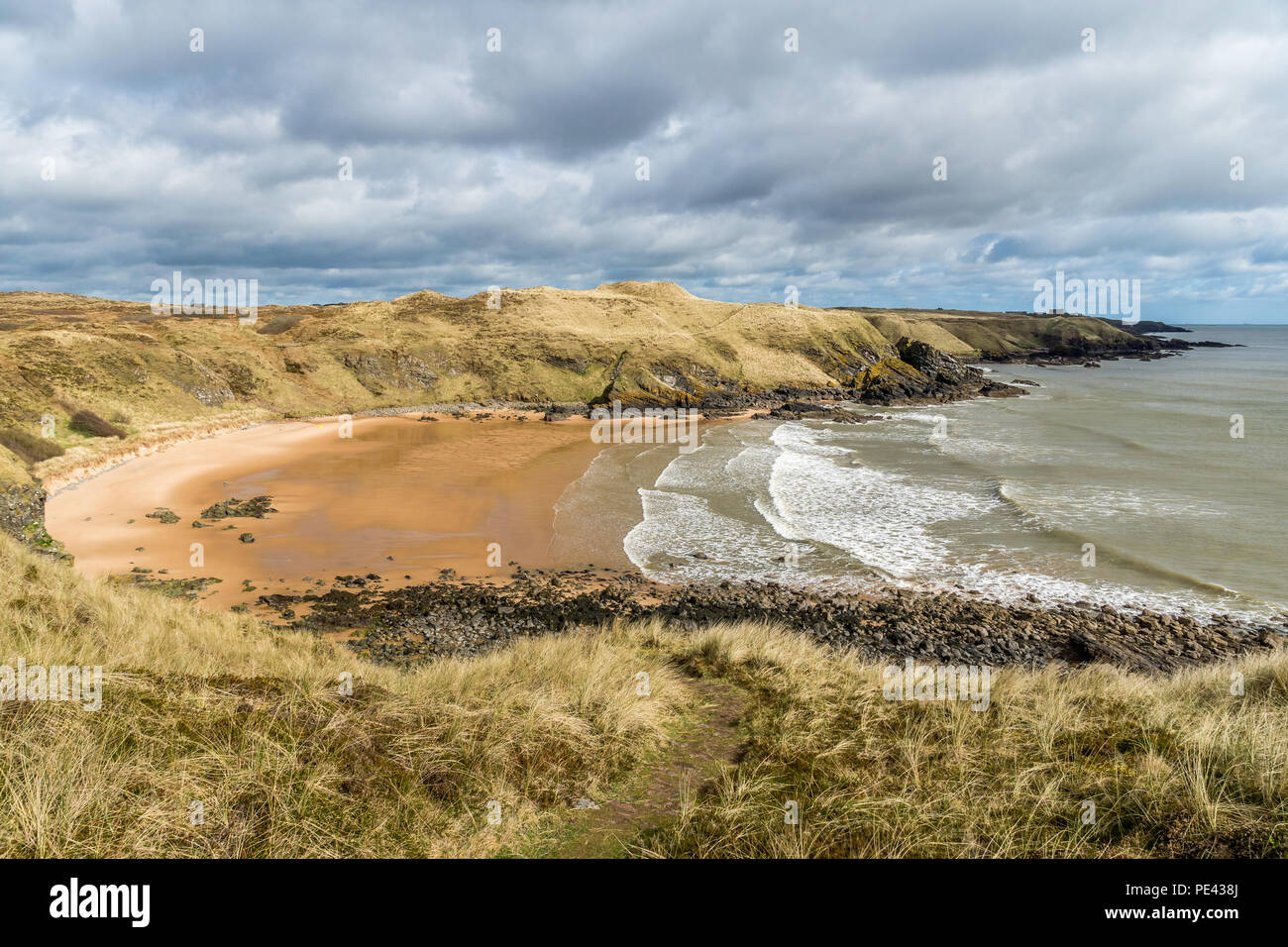 Hackley Bay viewed from Forvie Nature Reserve Stock Photo - Alamy