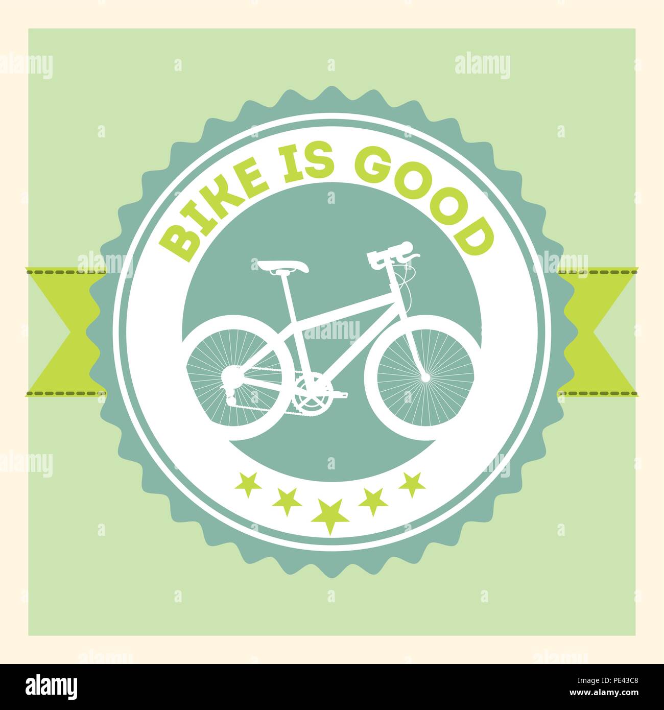 bike ride is good design card style Stock Vector Image & Art - Alamy