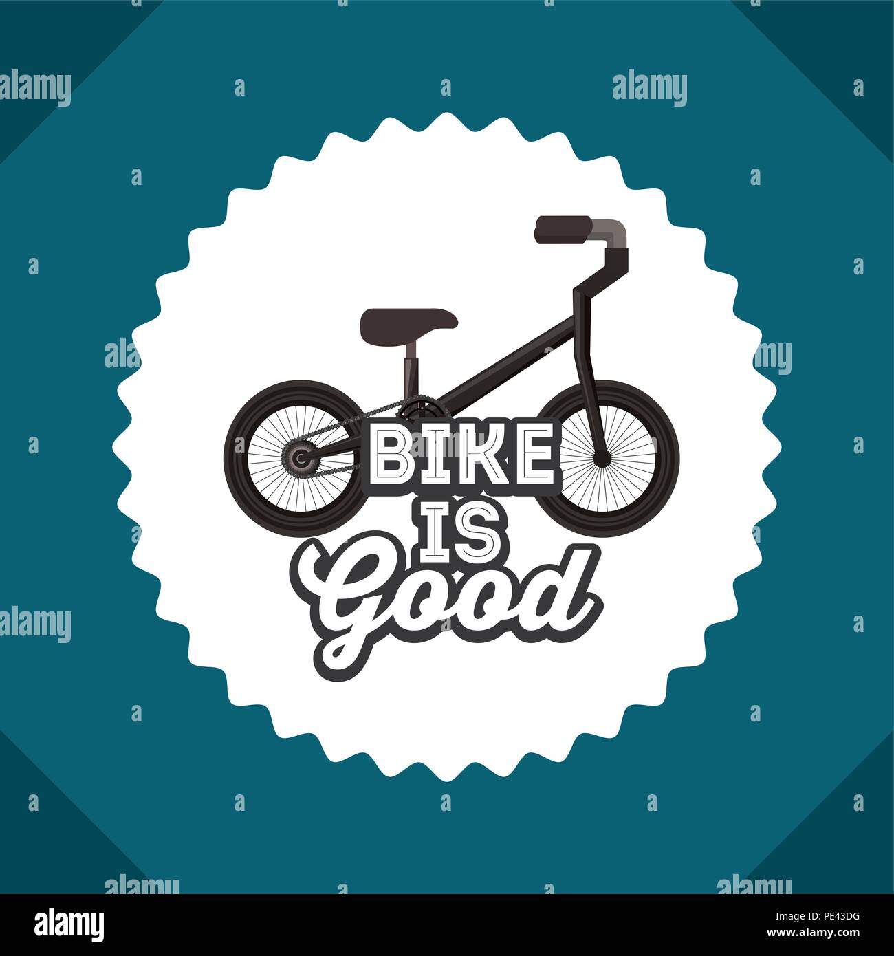 bike ride is good design card style Stock Vector Image & Art - Alamy
