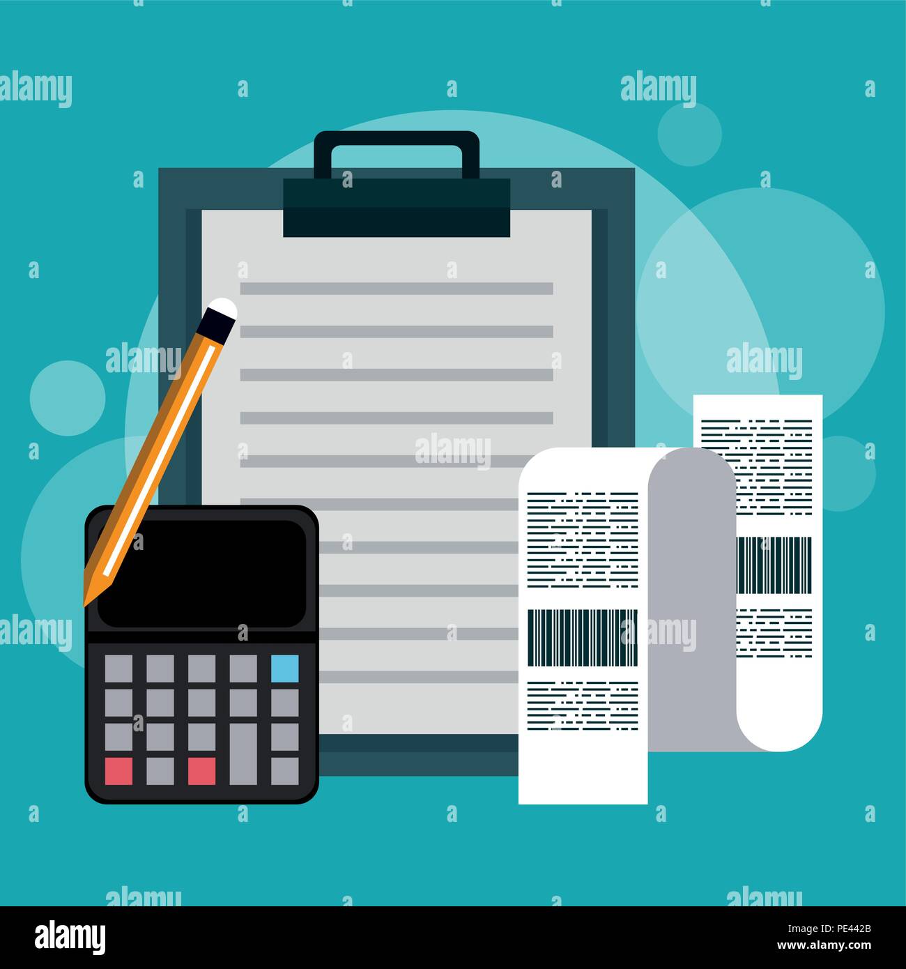 Bank cash counting Stock Vector Images - Alamy