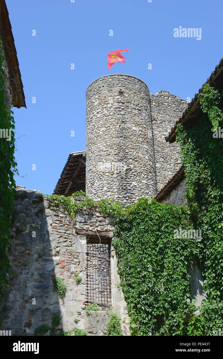The pretty village of Perouges in the south of France Stock Photo - Alamy