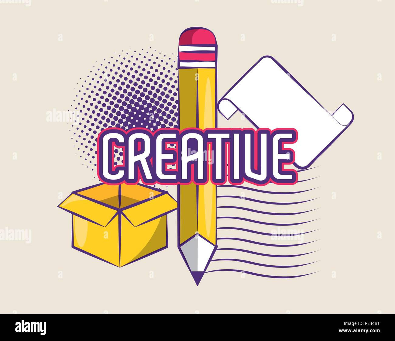 Creative ideas and colors Stock Vector Image & Art - Alamy