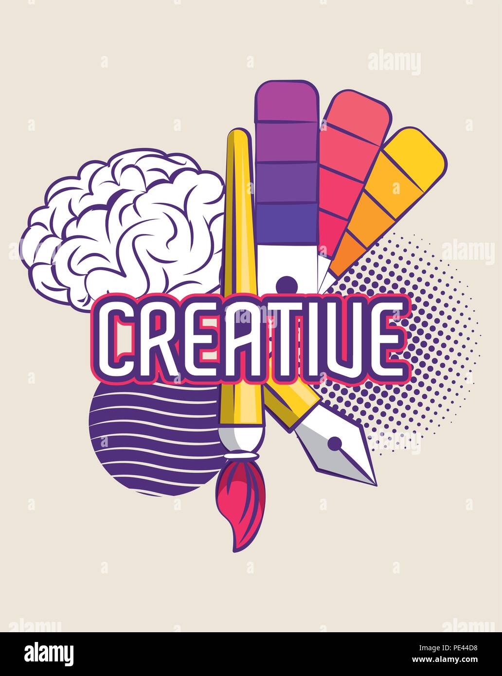 Creative ideas and colors Stock Vector Image & Art - Alamy