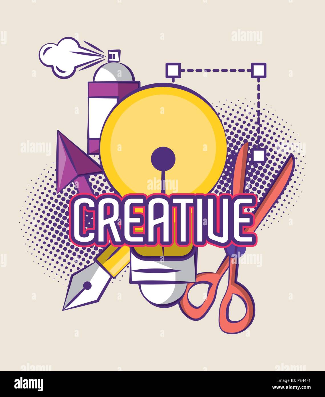 Creative ideas and colors Stock Vector Image & Art - Alamy