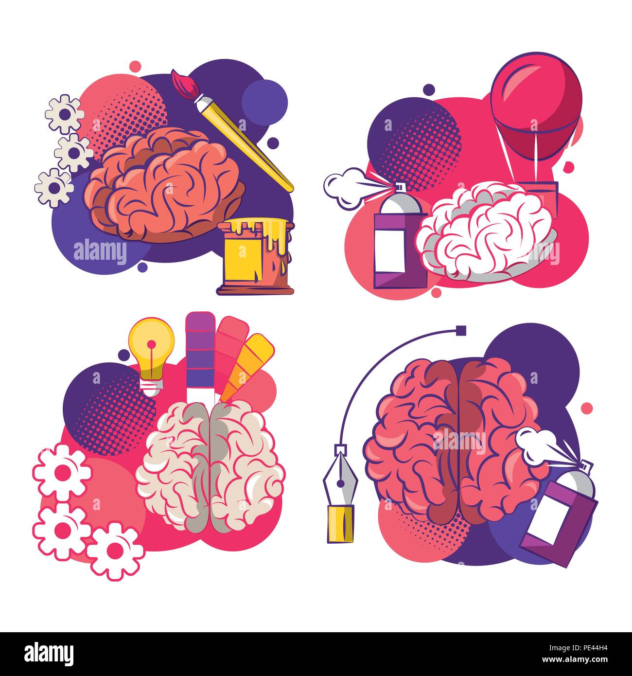 Set of creative design Stock Vector Image & Art - Alamy