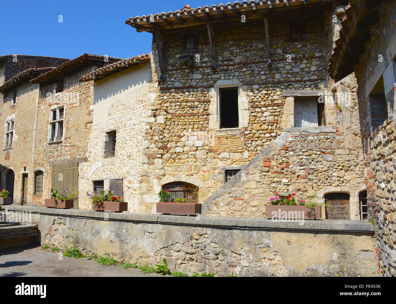 The pretty village of Perouges in the south of France Stock Photo - Alamy