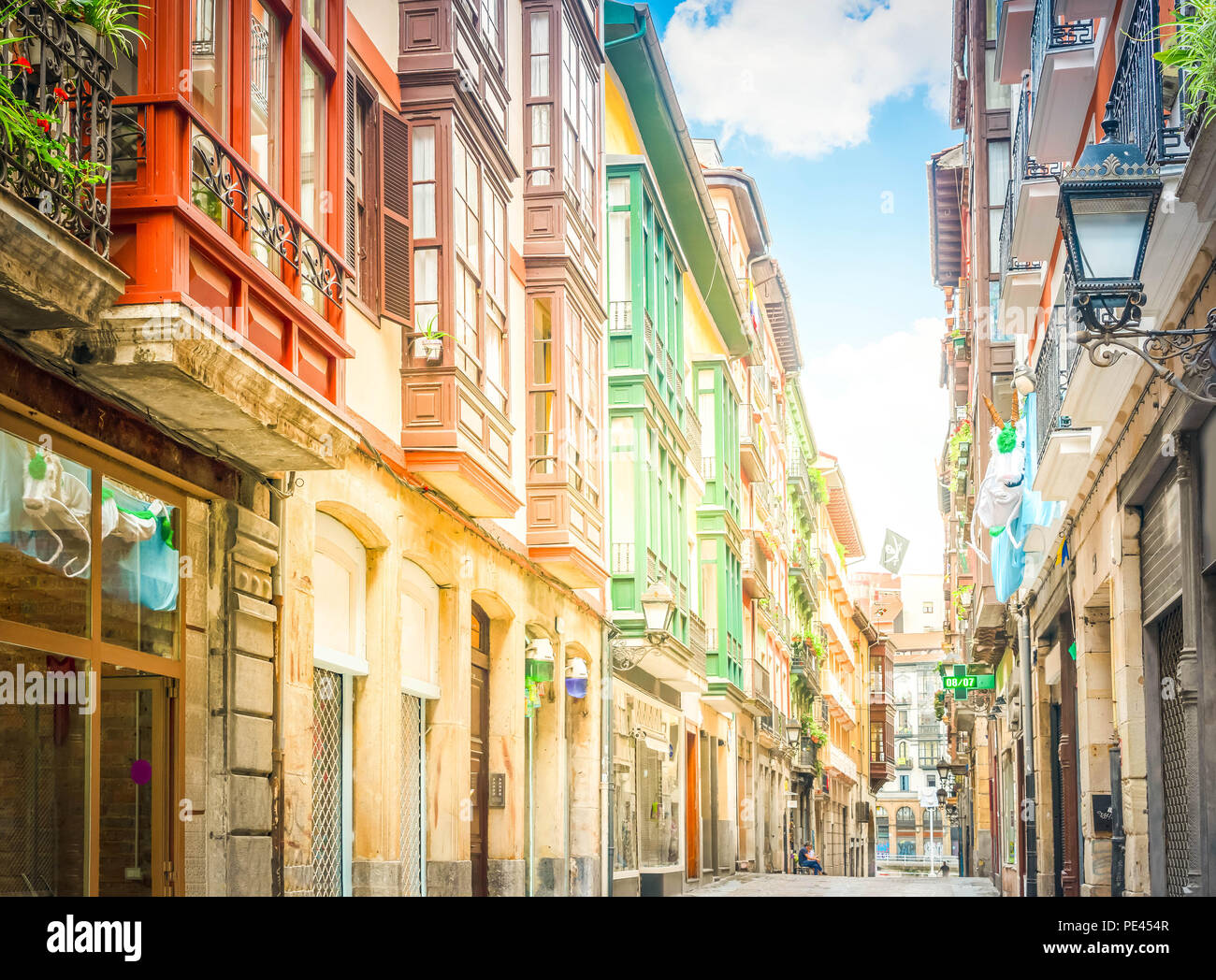 Bilbao old town hi-res stock photography and images - Alamy