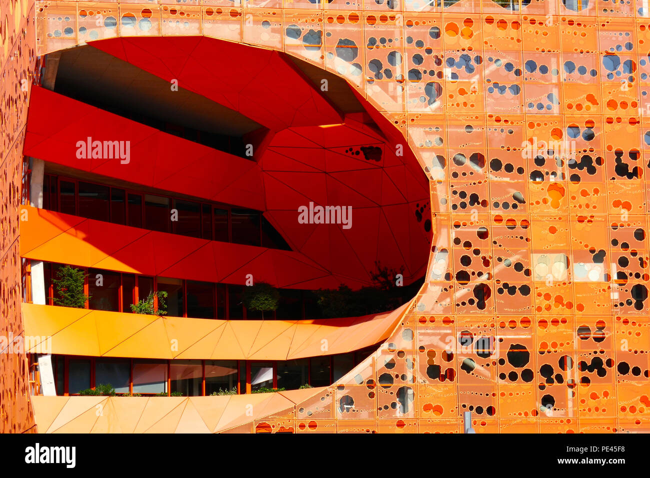 Ultra modern architecture design in Lyon, France Stock Photo - Alamy