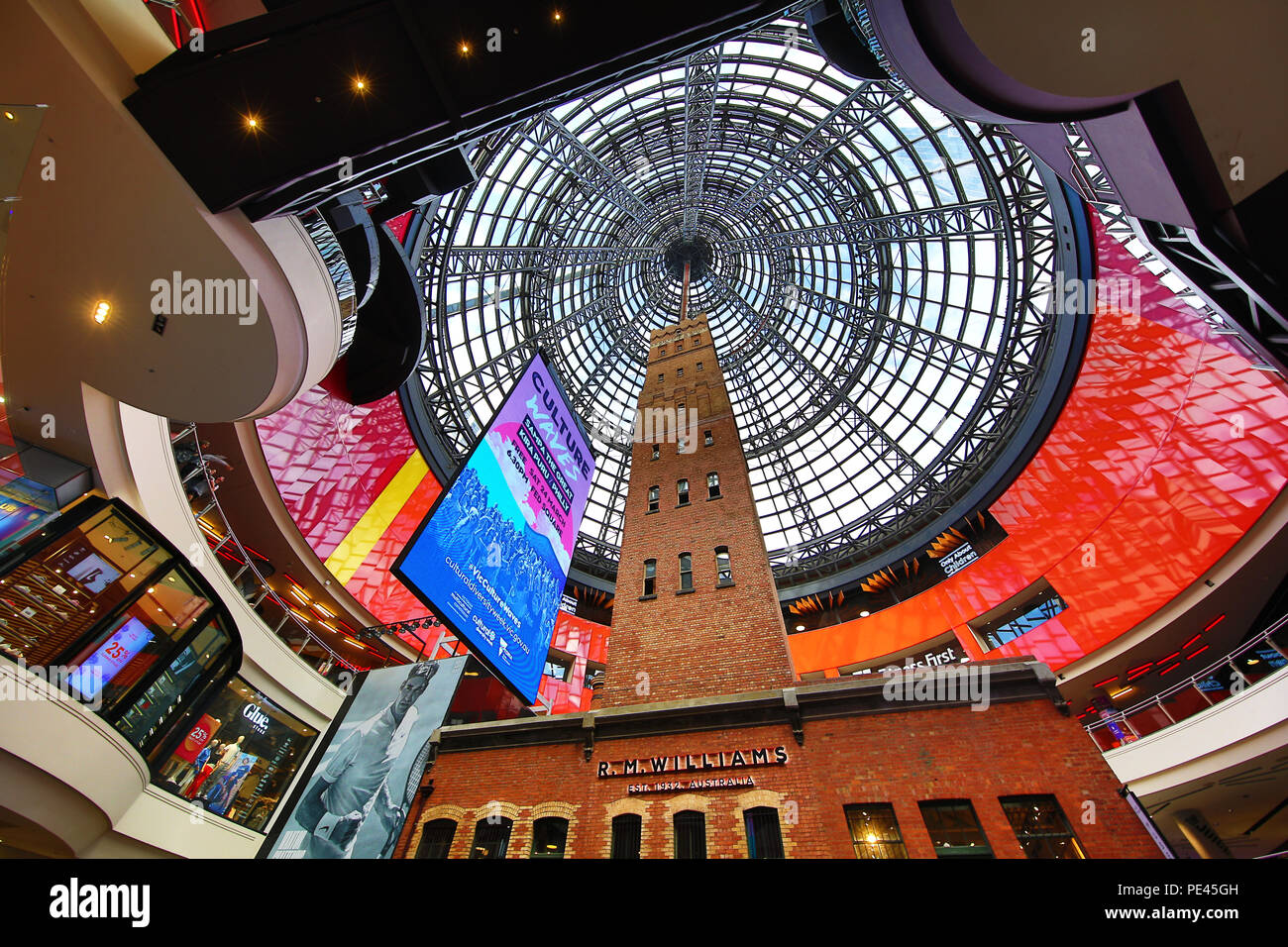 Melbourne central mall shot tower hi-res stock photography and images ...