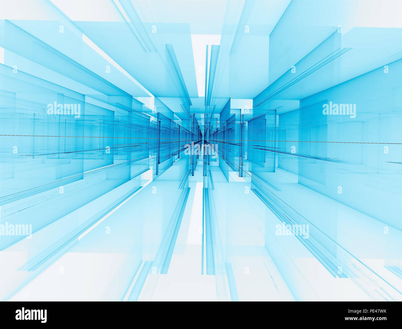 Abstract portal tech background - digitally generated image Stock Photo ...