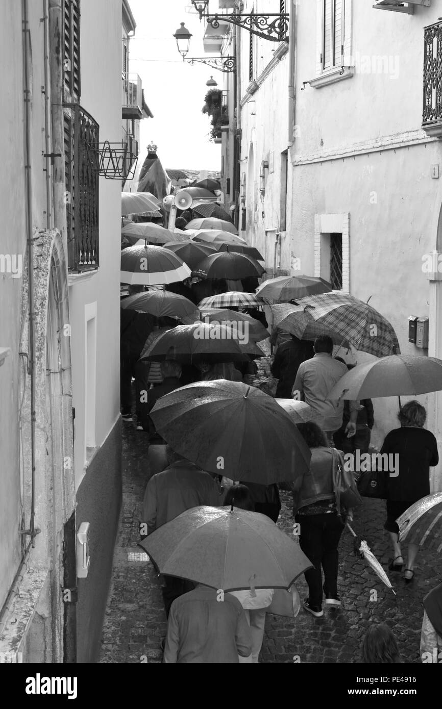 Brolly parade Black and White Stock Photos & Images - Alamy