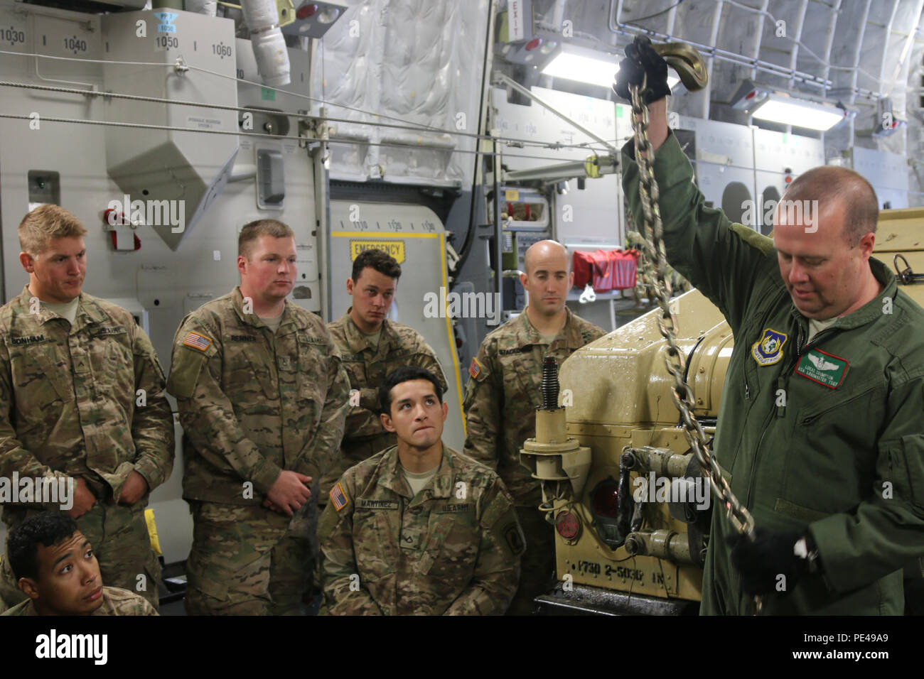 Tech. Sgt. Lucas B. Crumpton, an aircraft load master assigned to Heavy ...