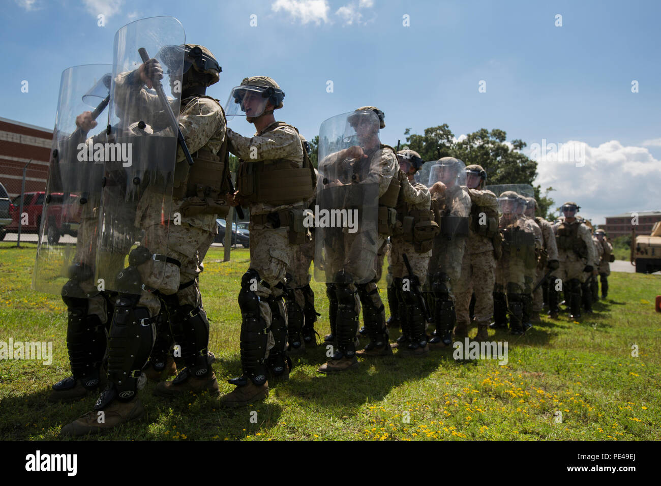 U.S. Marines with Fox Company, Battalion Landing Team 2/6, 26th Marine ...