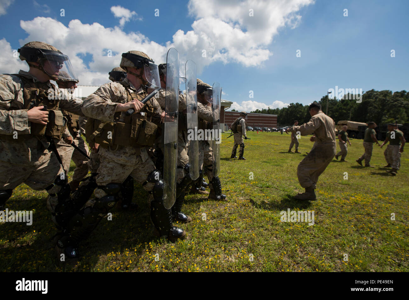 U.S. Marines with Fox Company, Battalion Landing Team 2/6, 26th Marine ...