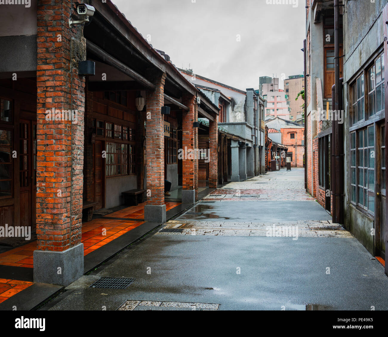 View of Bopiliao ancient street in Taipei Taiwan Stock Photo - Alamy