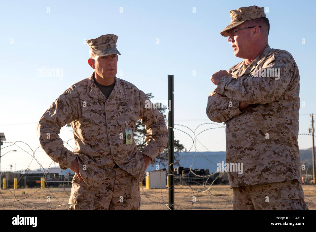 Lt. Gen. David Berger, Commanding General, I Marine Expeditionary Force ...