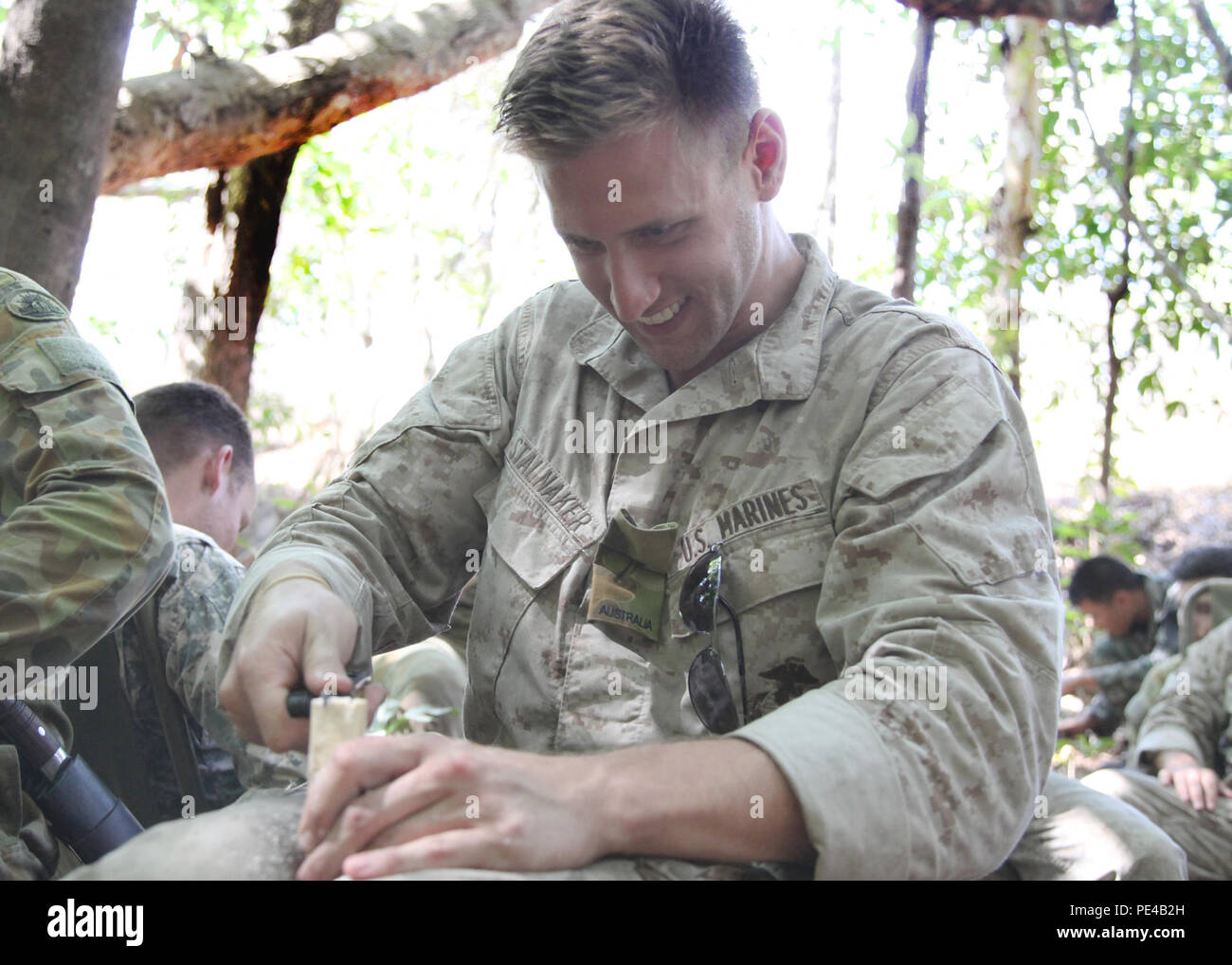U S Marine Corps Cpl Tyler Stalnaker With 1st Battalion 4th Marine