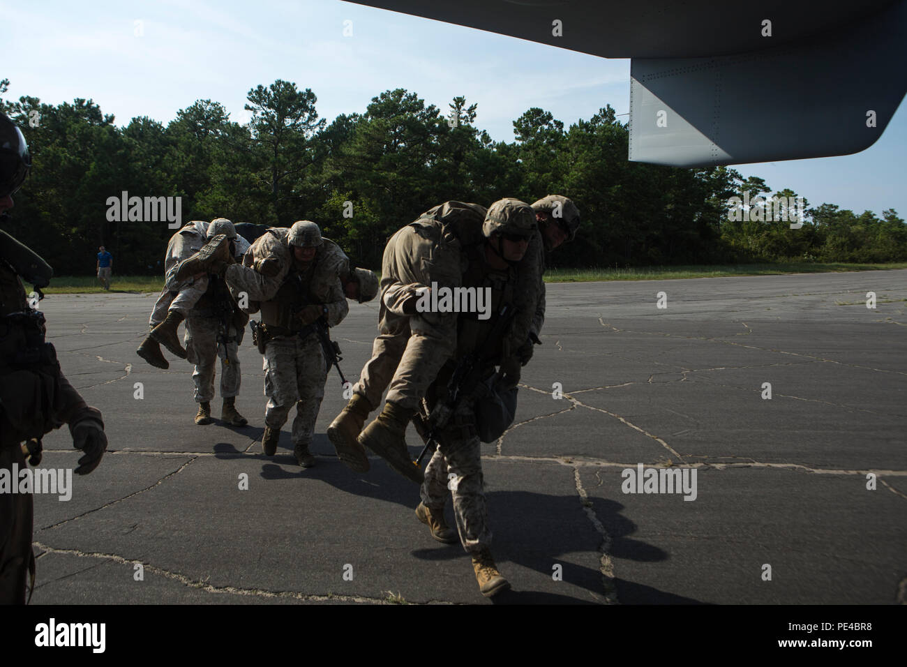 U.S. Marines assigned to Marine Corps Security Force Regiment, Fleet ...