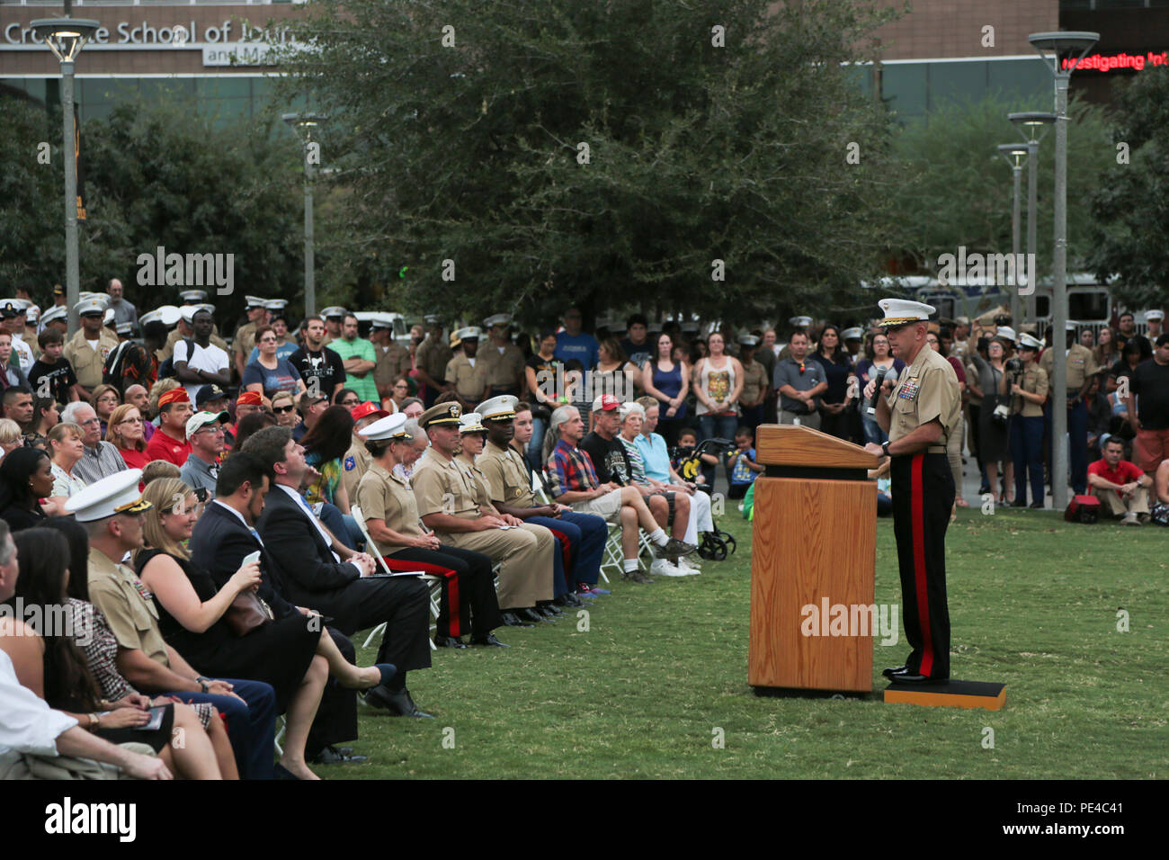 U.S. Marine Corps Lt. Gen. David Berger, commanding general of First ...