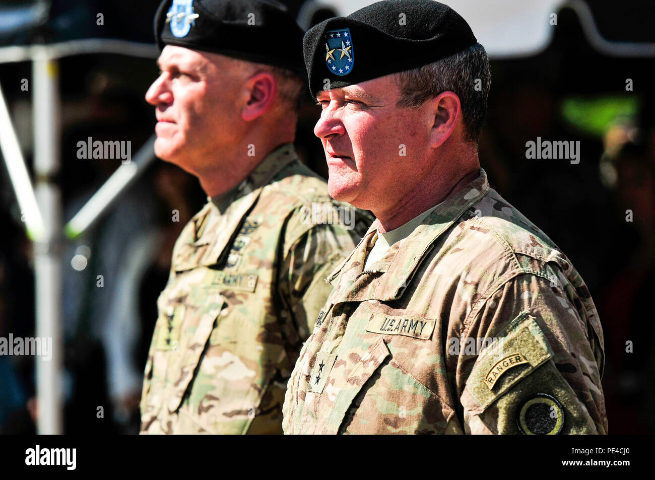 Lt. Gen. Stephen Lanza, I Corps Commanding General, and Maj. Gen. Kurt ...