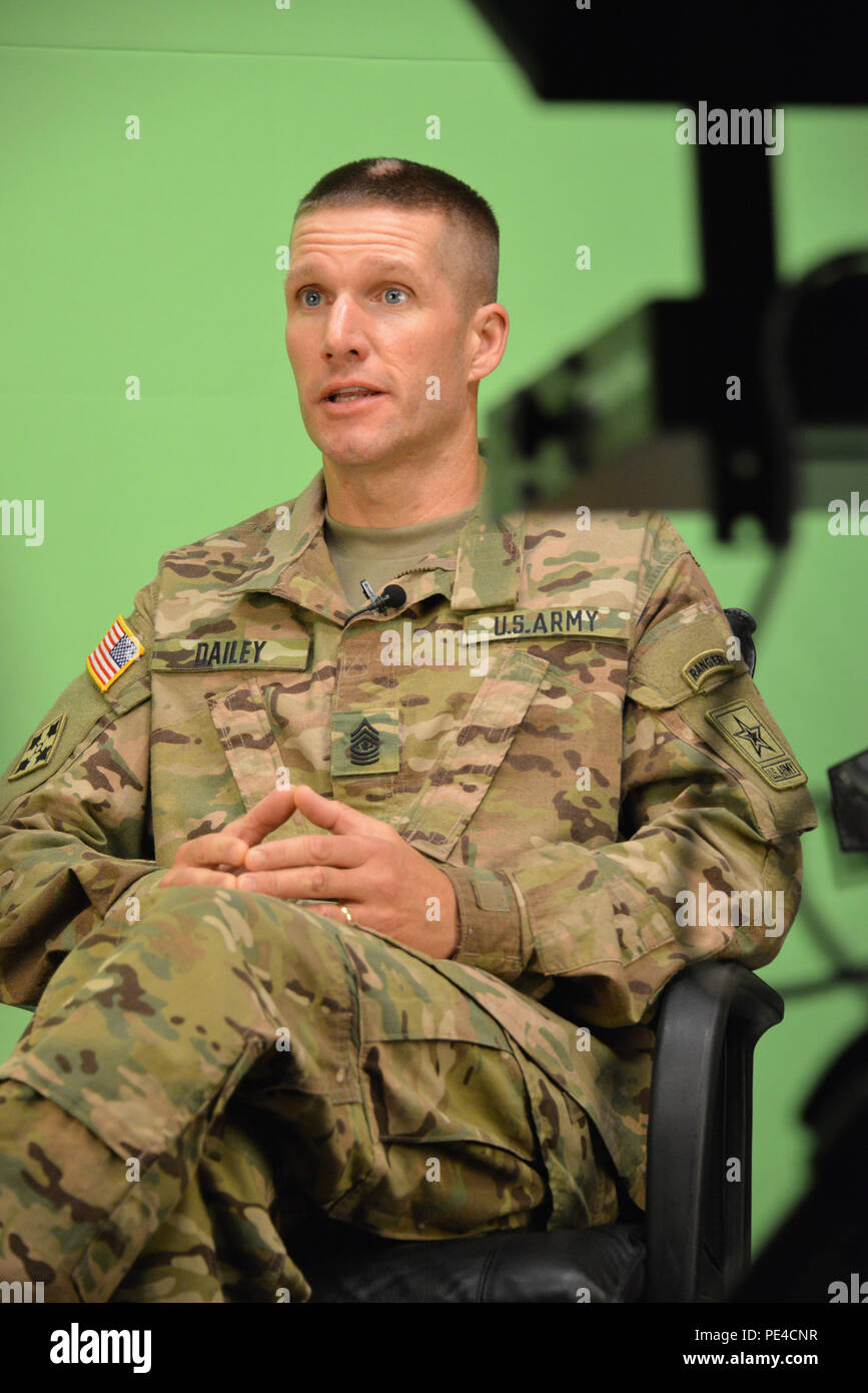 Sgt. Maj. of the Army Daniel A. Dailey takes the time for an interview ...