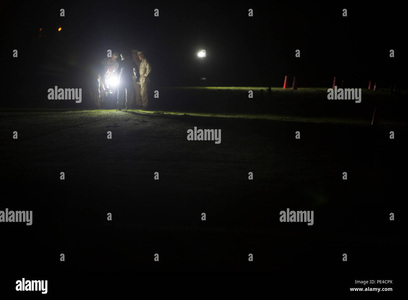 U.S Marine Instructor Trainers with the Marine Combat Instructor School ...