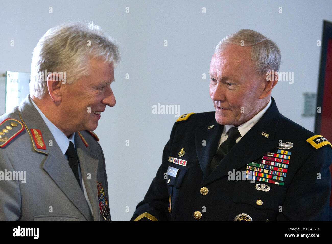 Gen. Martin E. Dempsey, chairman of the Joint Chiefs of Staff, and Gen ...