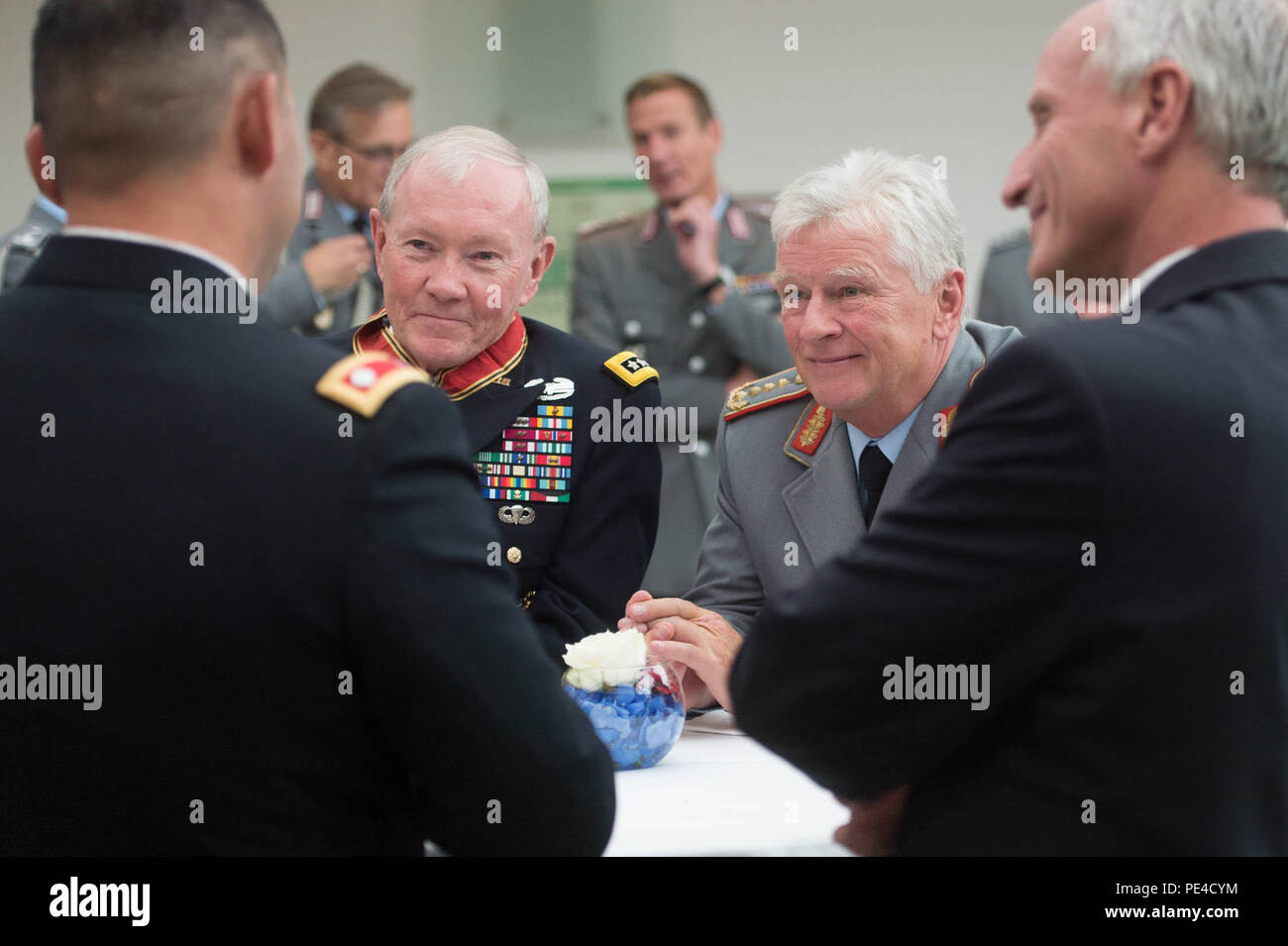 Gen. Martin E. Dempsey, chairman of the Joint Chiefs of Staff, and Gen ...