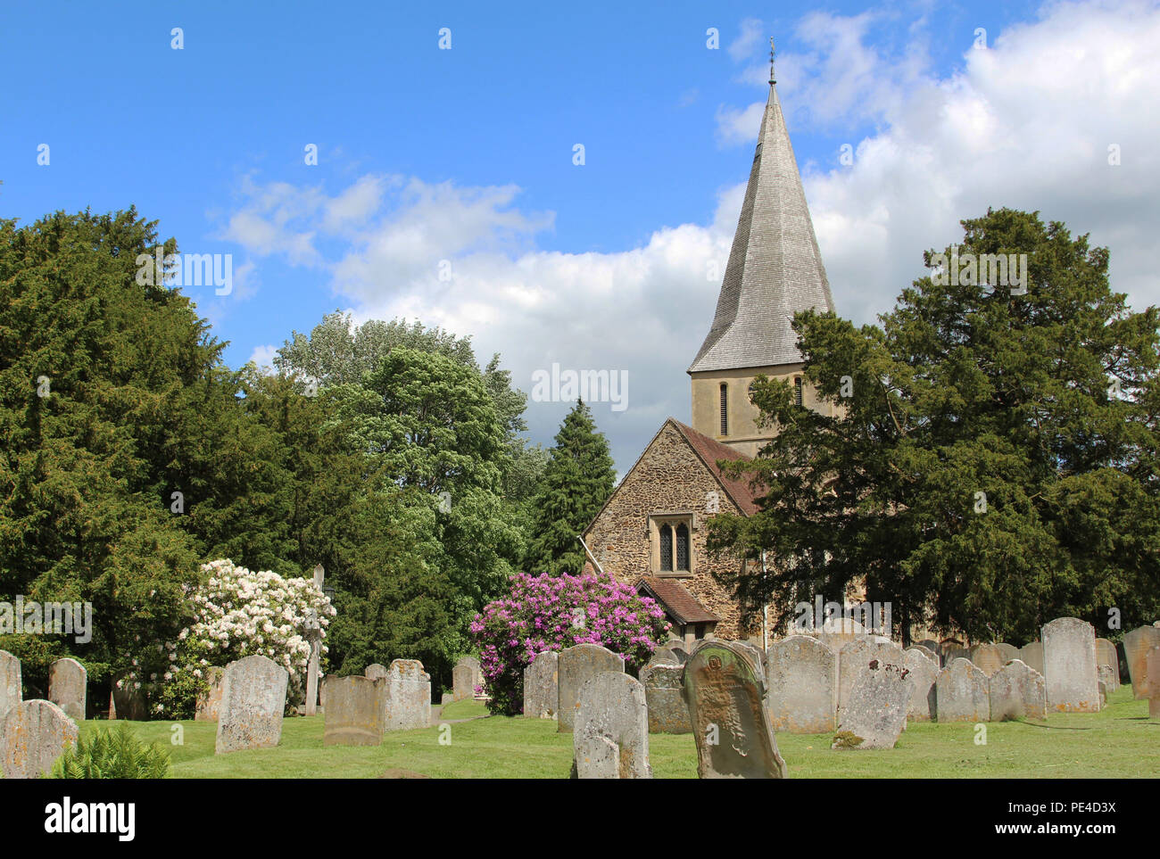 St. James' Church, Shere, Surrey Stock Photo - Alamy