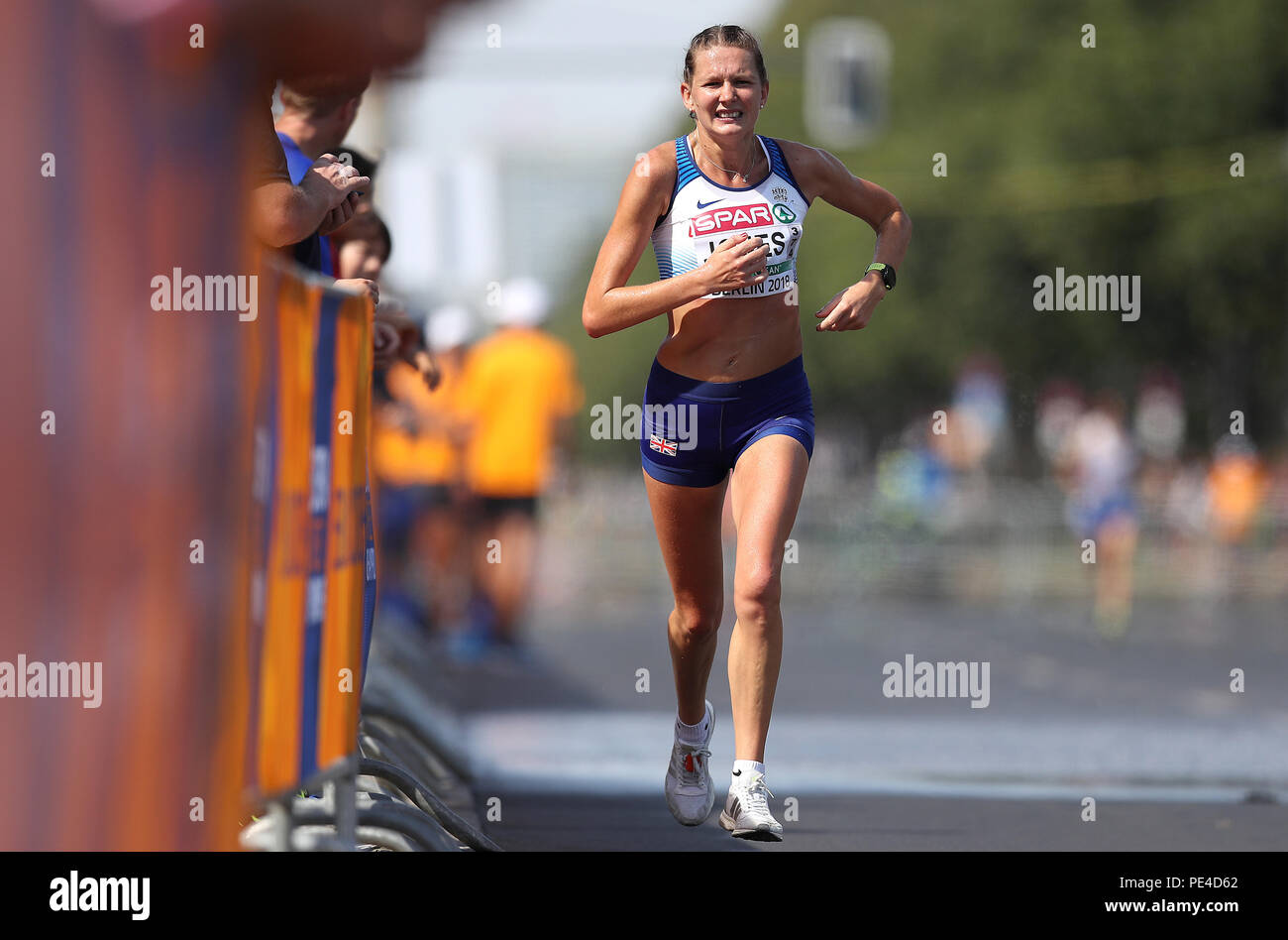 Great Britain's Caryl Jones as she takes part in the Women's Marathon ...