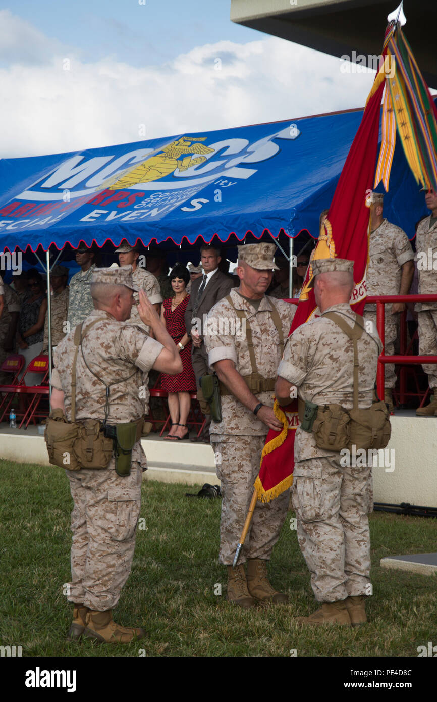 U.S. Marine Corps Lt. Gen. Lawrence D. Nicholson, commanding general ...