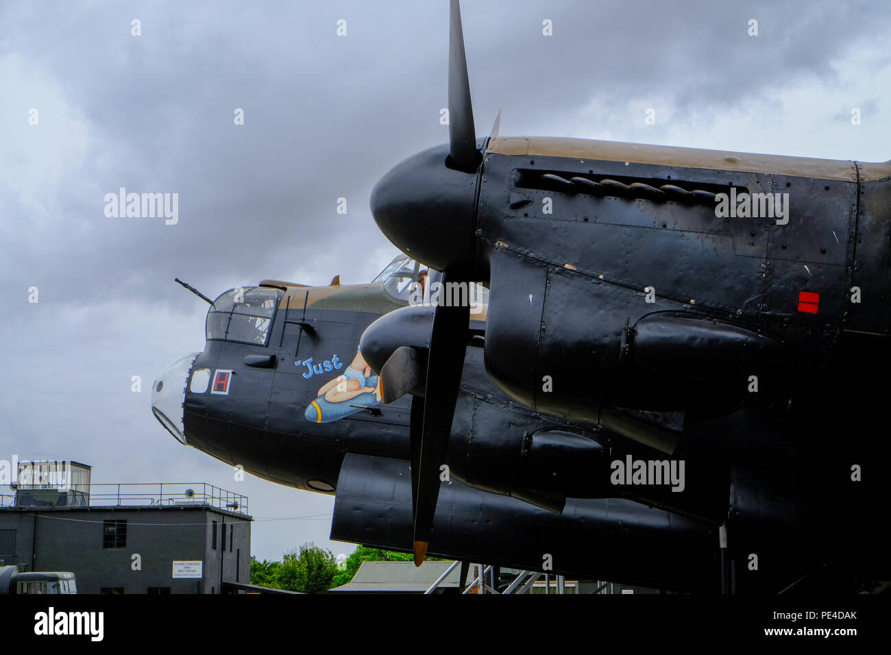 'Just Jane' Avro Lancaster - World War 2 British heavy bomber and one ...